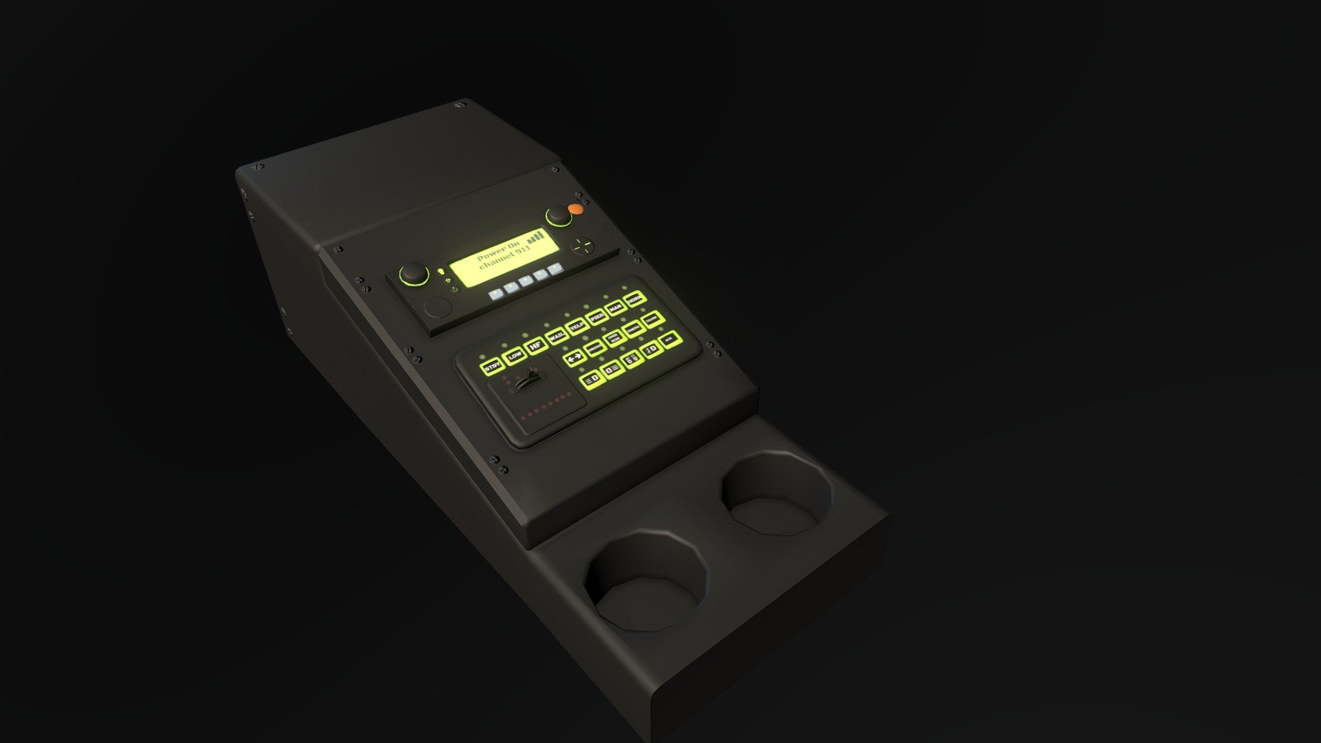 Police Center Console - 3D model by General Lee (@xtakedown) [d115075 ...