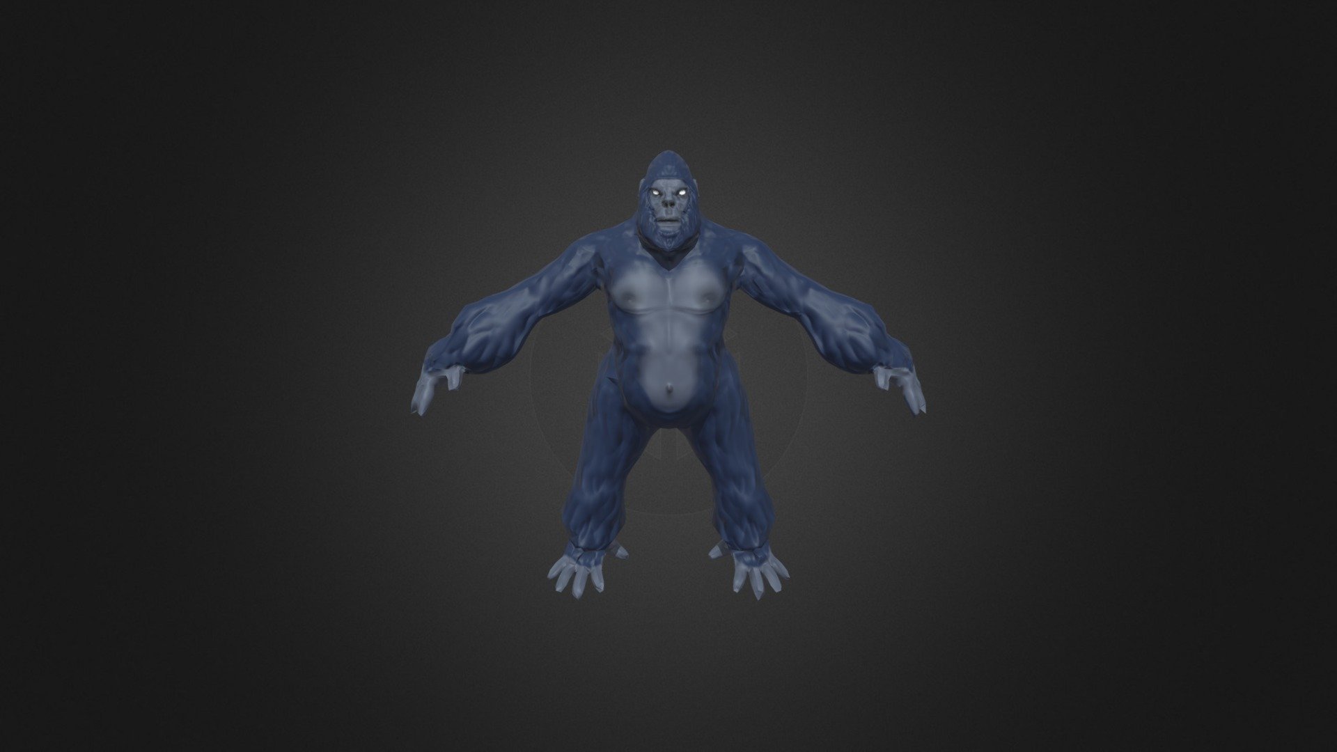 Blue Gorilla - 3D model by 1903319 [d117a68] - Sketchfab