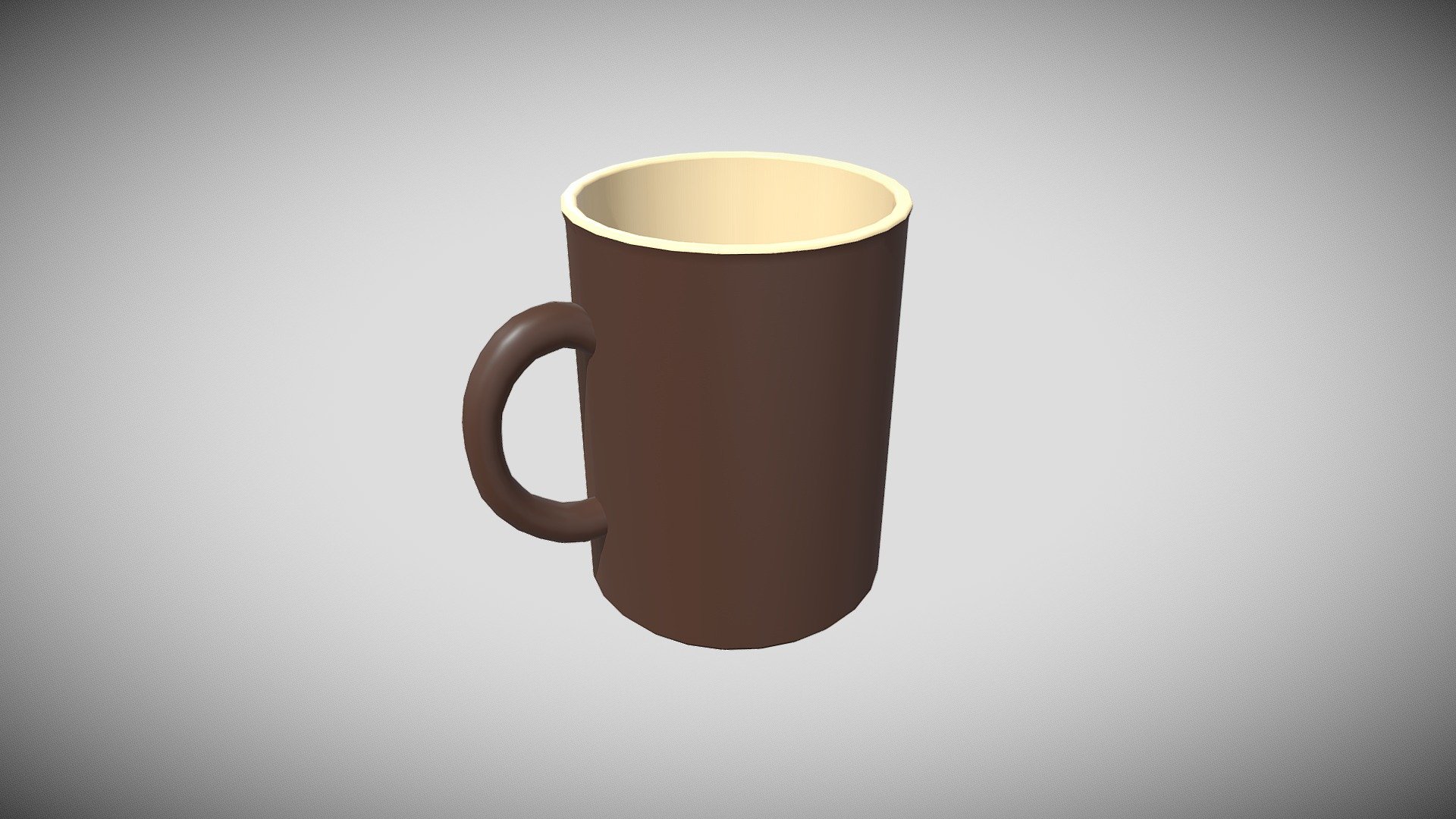 Brown Mug - 3D model by AlexC3D [d1187e3] - Sketchfab