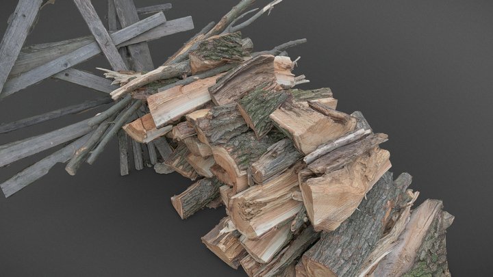 Firewood 3D models - Sketchfab