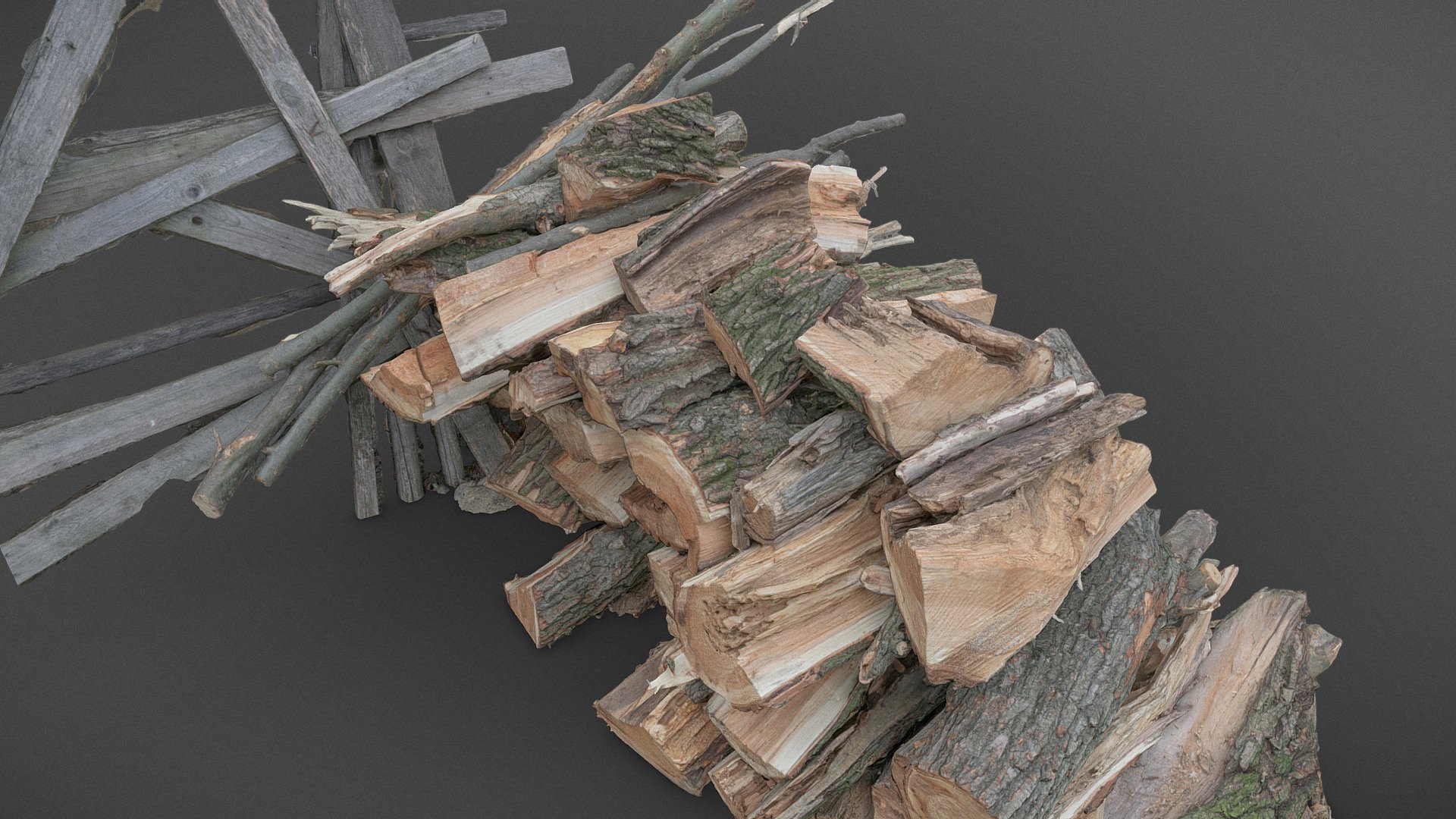 Winter wood stack - Buy Royalty Free 3D model by axonite [d118a4d ...