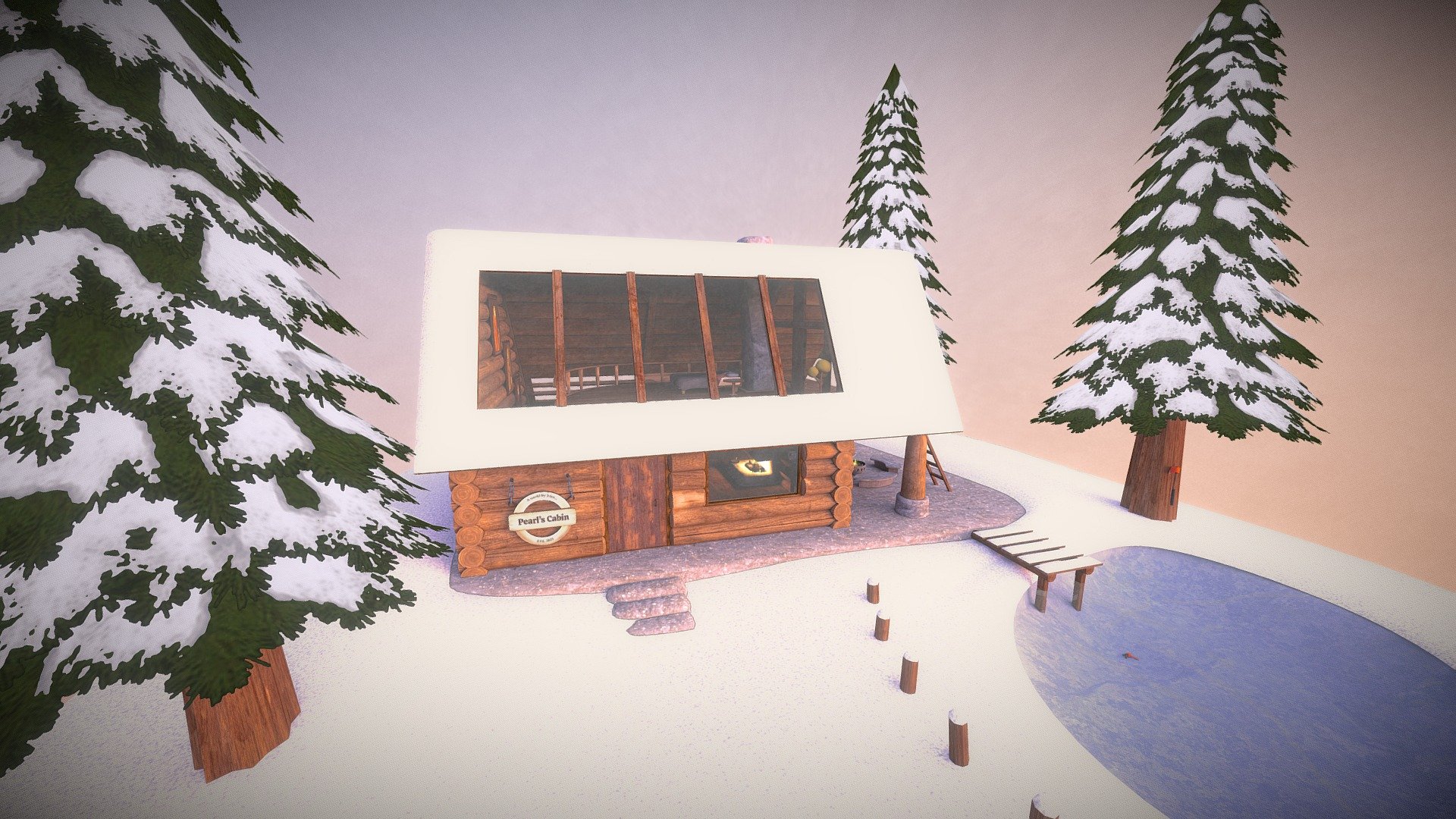 Pearl's Cabin (VRChat) - 3D model by James Truhlar (@mdcrtv) [d11b1d9 ...