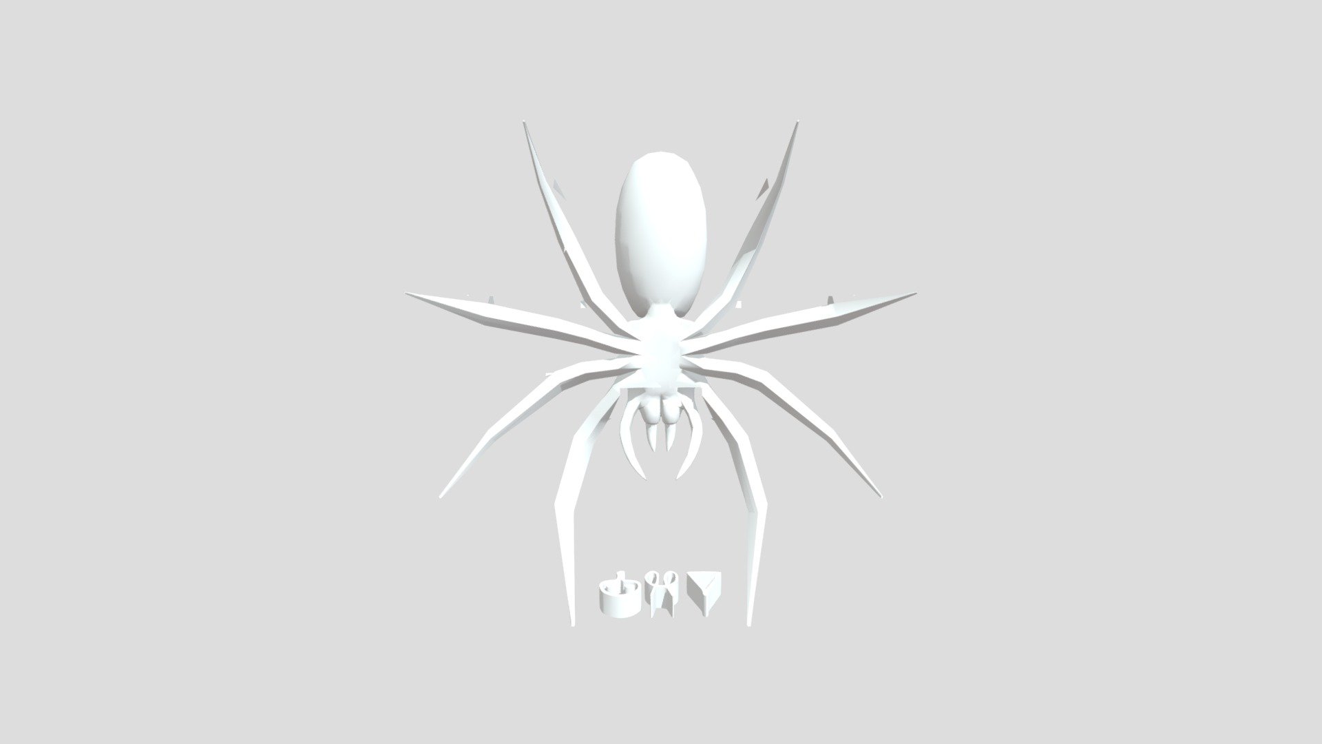 Spider test - 3D model by TJ.Shipton [d11c021] - Sketchfab