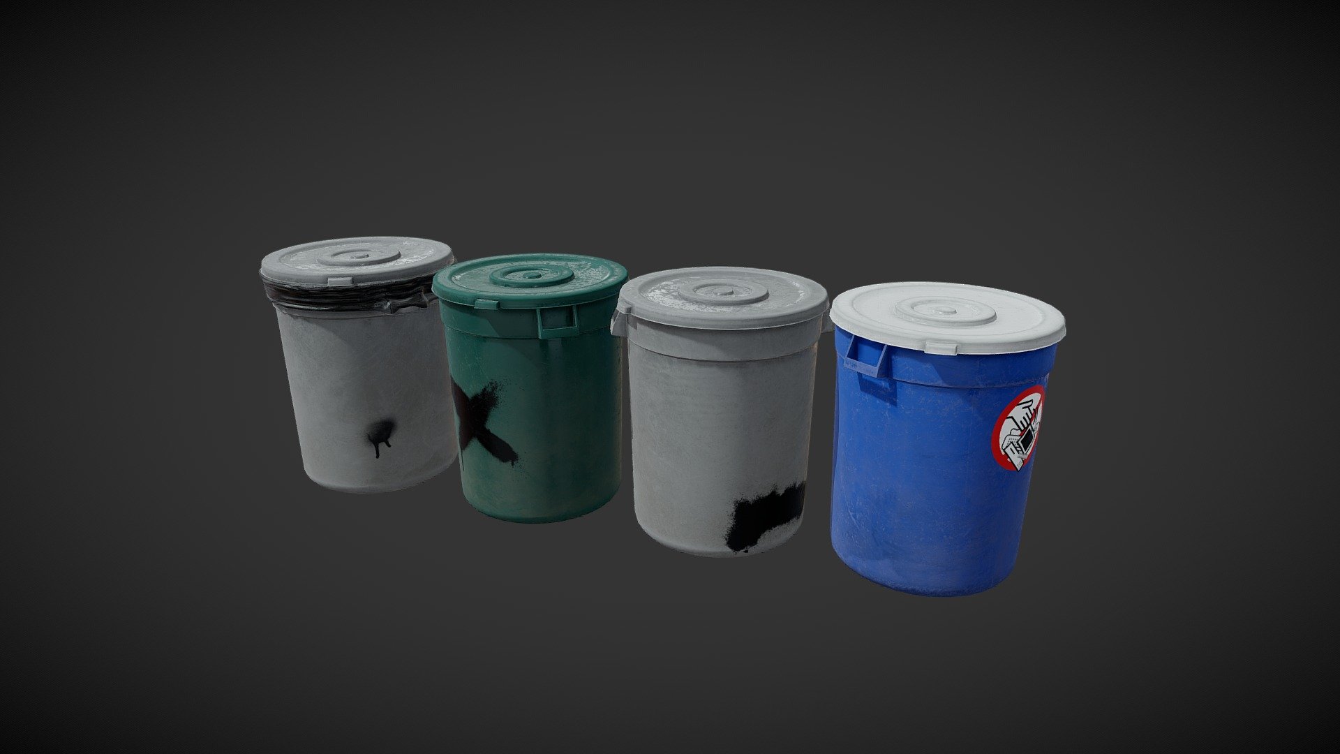 Trash Can - Buy Royalty Free 3D model by carlcapu9 [d11c880 ...
