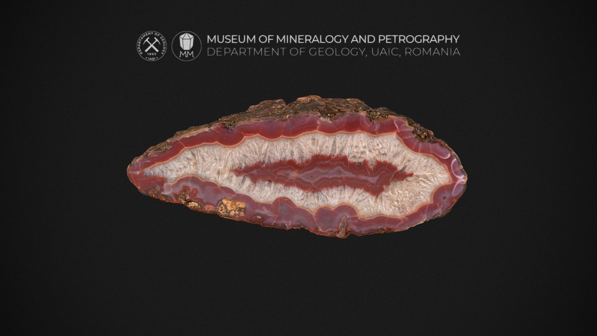 Chalcedony and Quartz (mineral) - 3D model by Museum of Mineralogy and ...