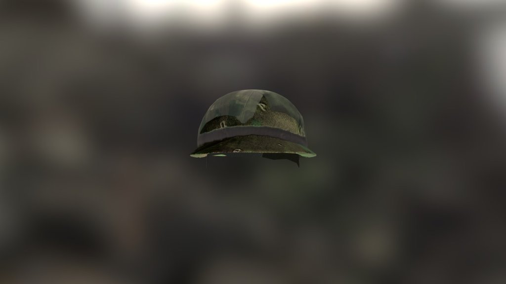 Vietnam War Helmet - 3D model by ravvick [d11f63a] - Sketchfab