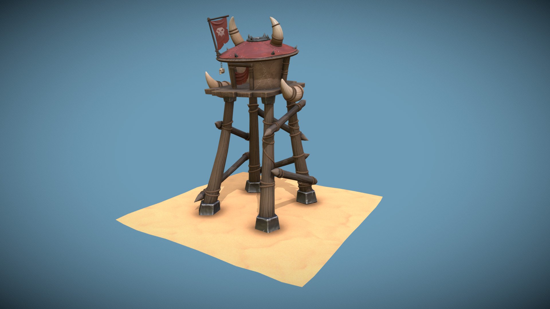 Orc Outpost - 3D model by le0tard [d11f76d] - Sketchfab