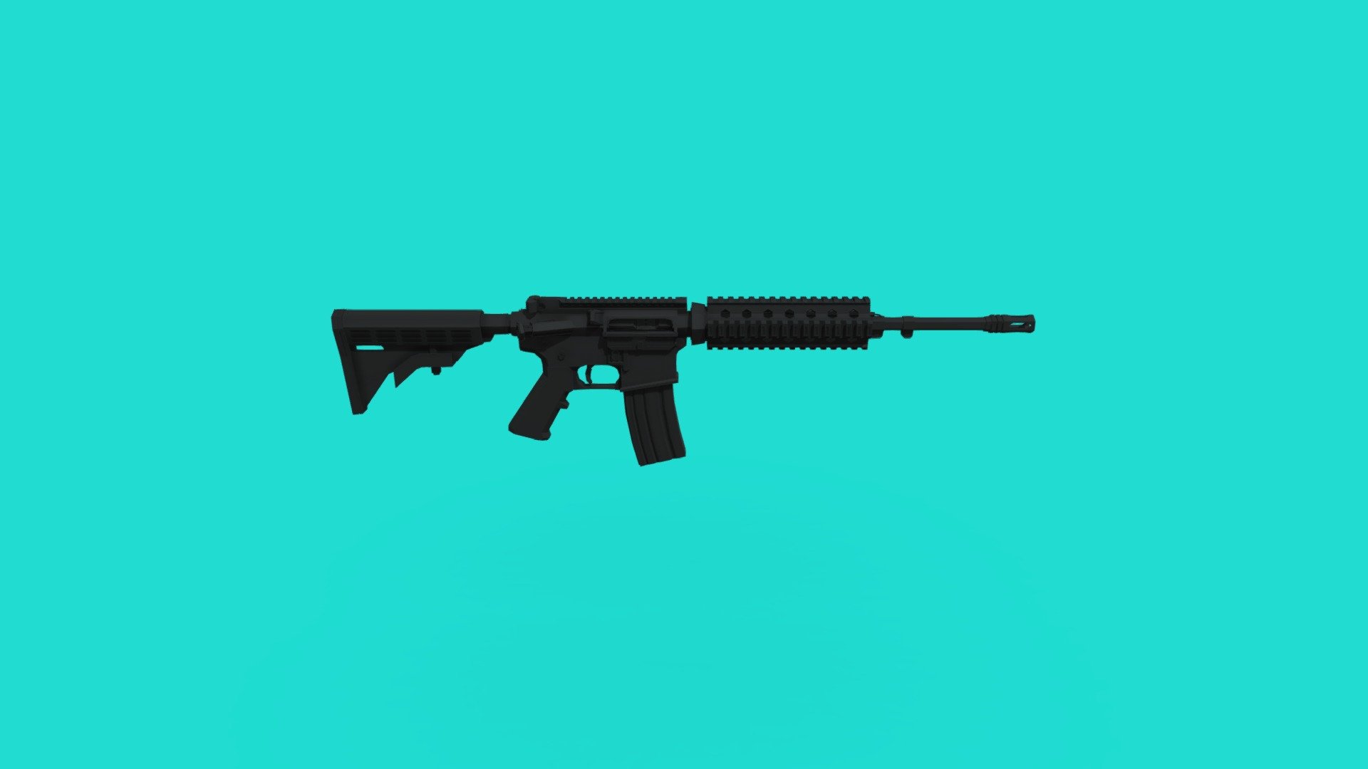 Lowpoly M4 - Download Free 3D model by Snicker Studio ...