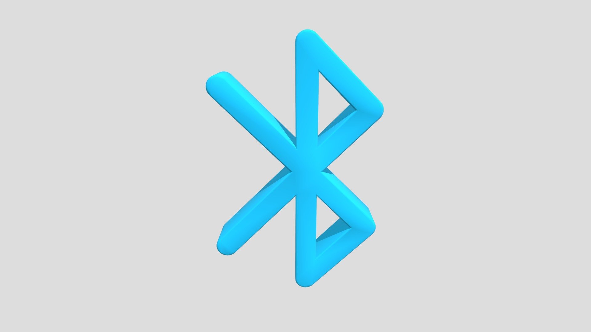 Bluetooth Icon - Download Free 3D model by leesokleng [d121ce2] - Sketchfab
