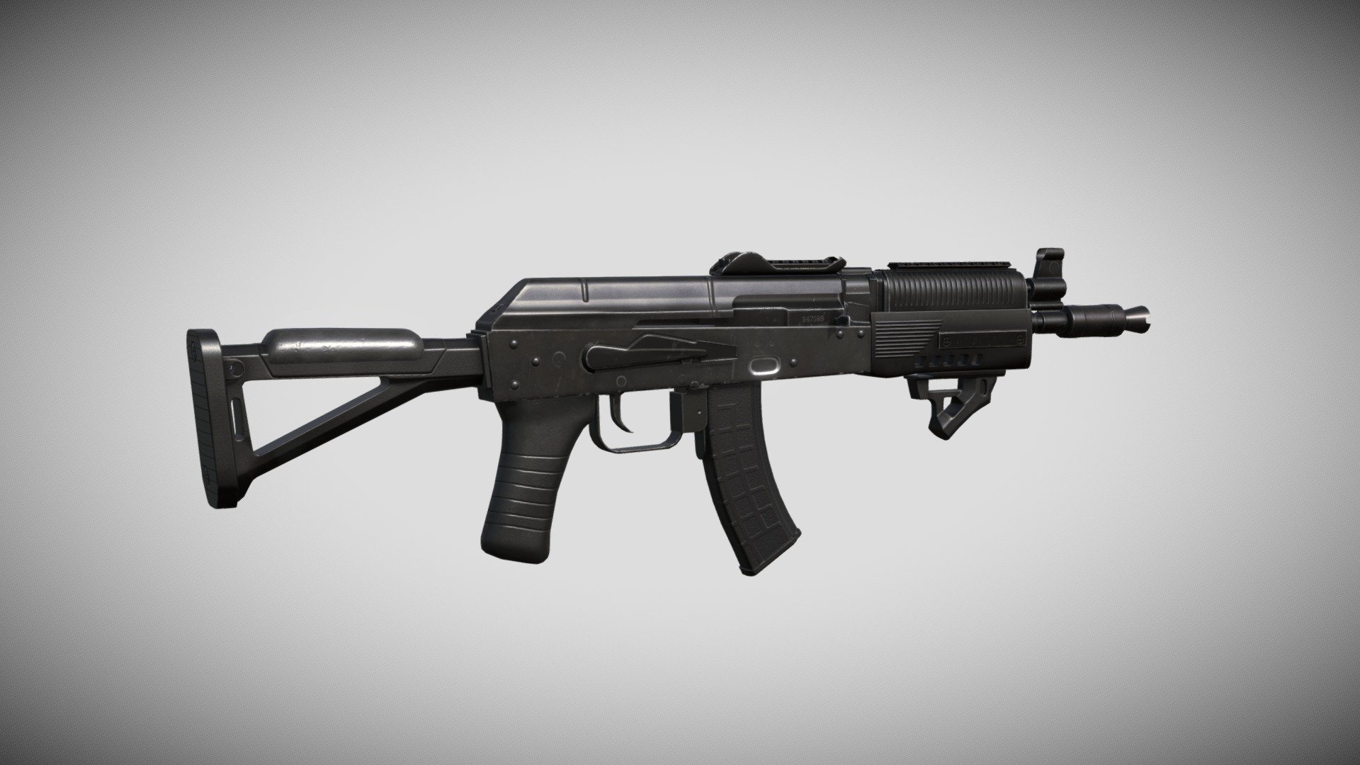Ak 74U - 3D model by sheheryar_noor [d121fb6] - Sketchfab