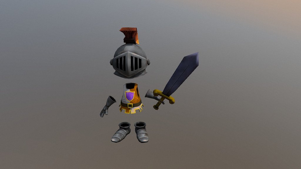 Ghost Knight - 3D model by Alex Golden (@alexgolden) [d1239ad] - Sketchfab