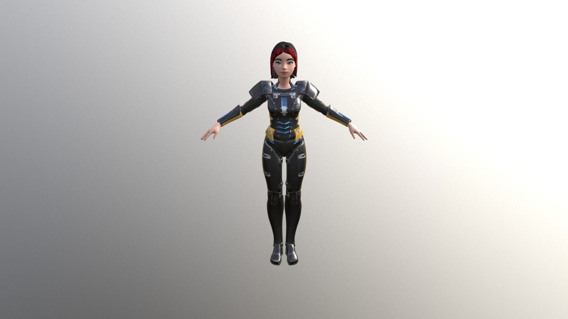 Girl - 3D model by Gabriel (@bultuts) [d124298] - Sketchfab