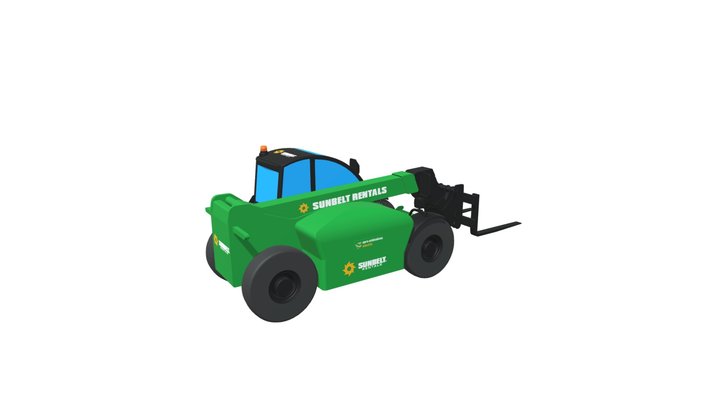 Telehandler 3D models - Sketchfab