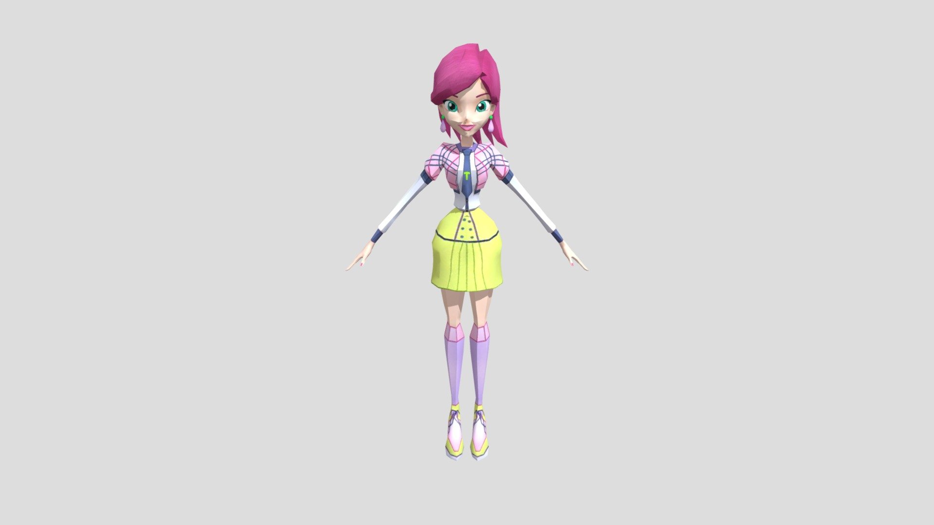 Mobile - Winx Club Alfea Butterflix Adventures - - 3D model by jema ...