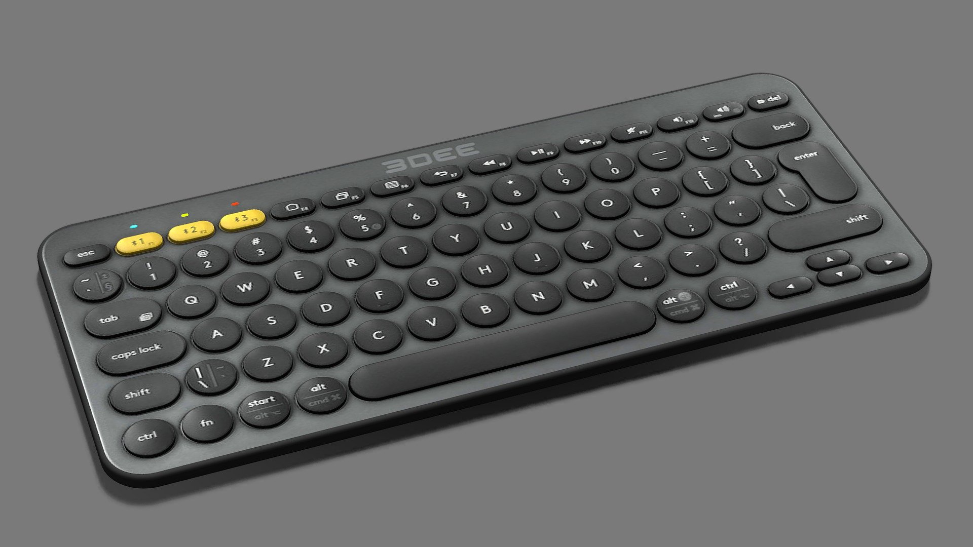 Keyboard - Buy Royalty Free 3D model by 3Dee (@mellydeeis) [d1258ca ...