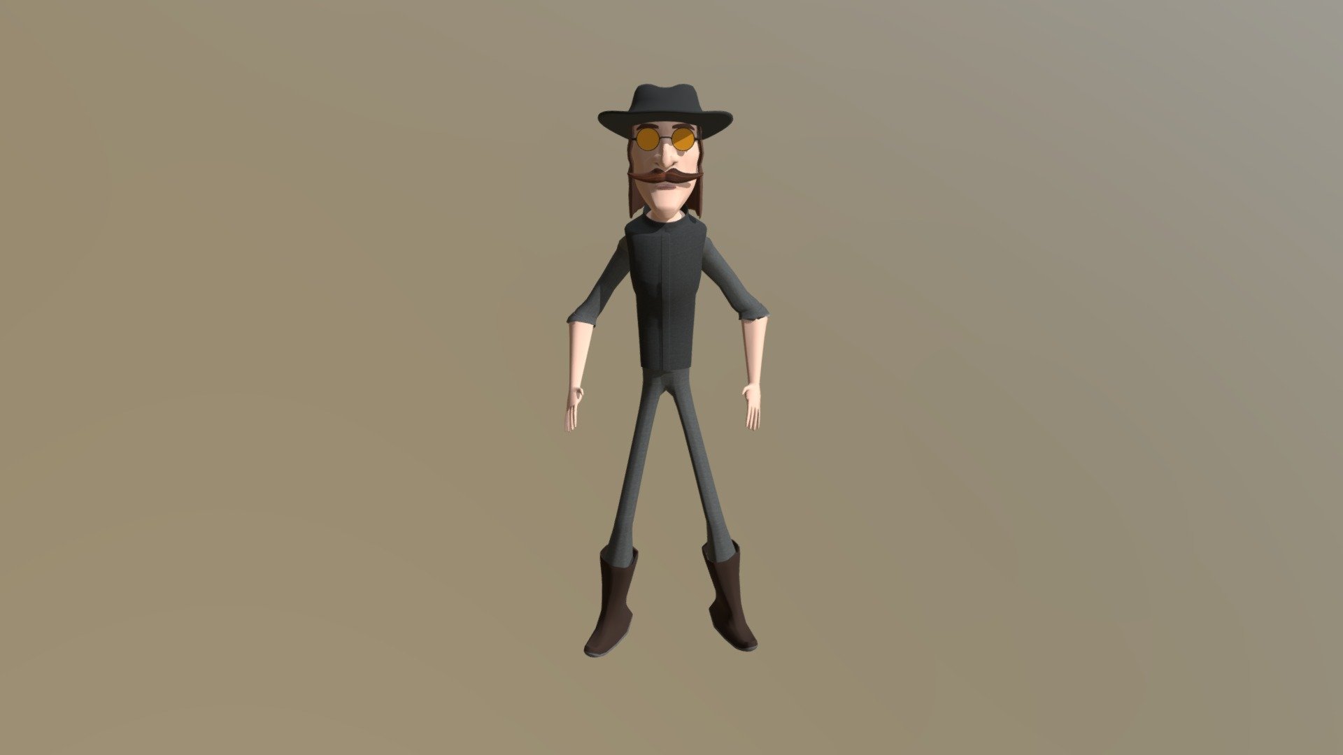 COWBOY - 3D model by Ivan Arribas (@Ivan.Arribas.Gonzalez) [d125d4f ...