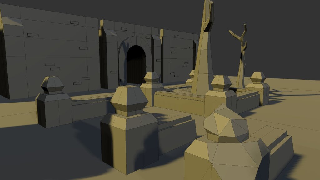 Monastery - Modular assets - 3D model by trilobite3d [d1266e8] - Sketchfab