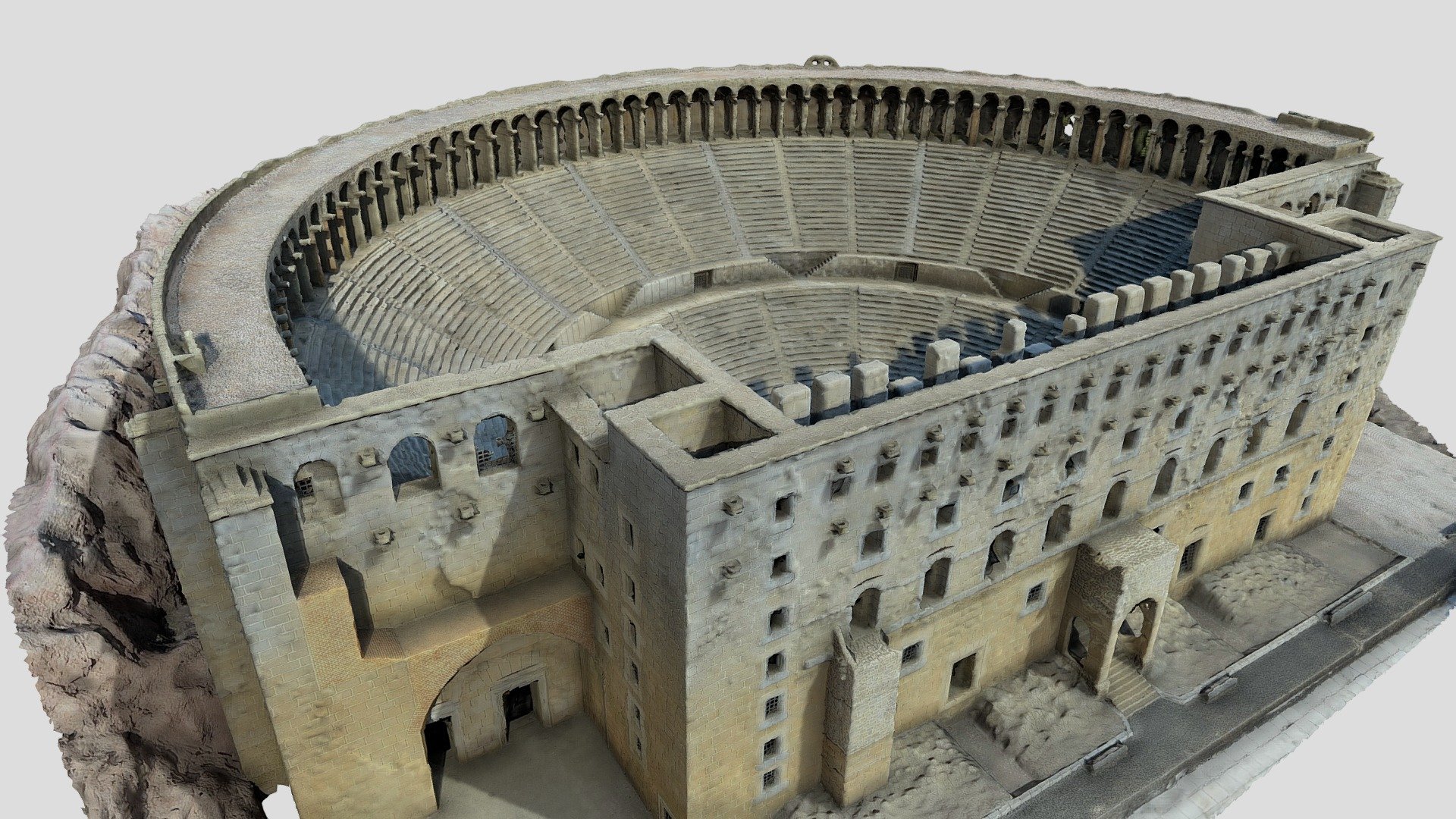 Ancient Aspendos Theater - Download Free 3D model by aysenur [d126e06 ...