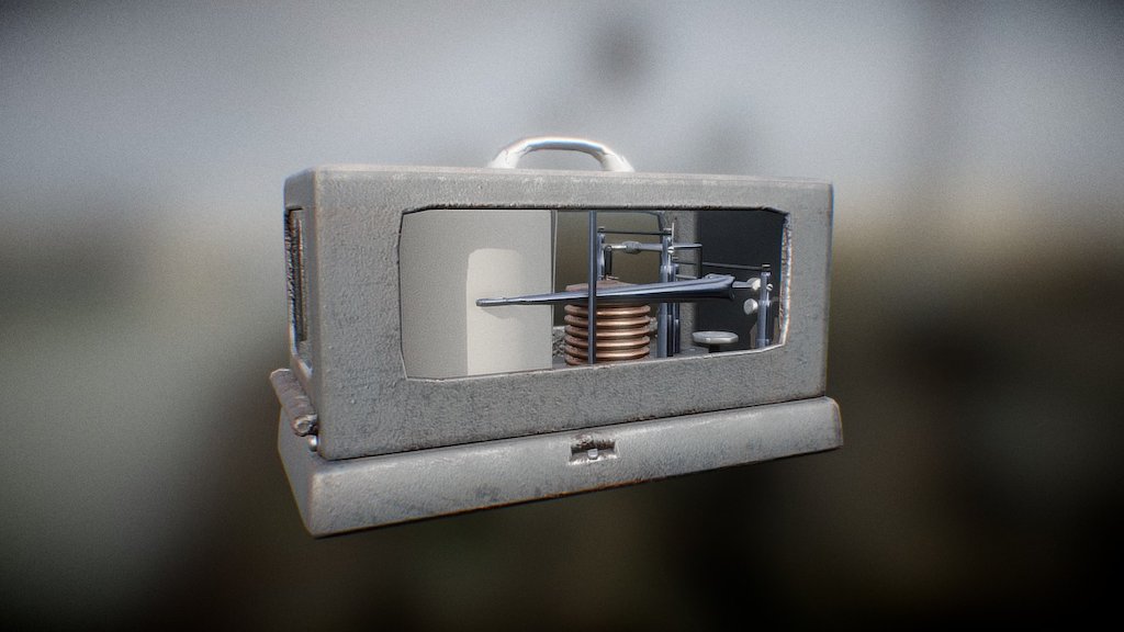 1943 Julien P. Friez Barograph - 3D model by Ben Scott (@evan-erdos ...