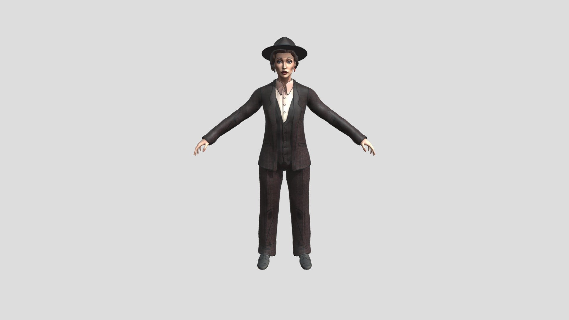 Inspector Jones - 3D model by Maraharme [d127fea] - Sketchfab