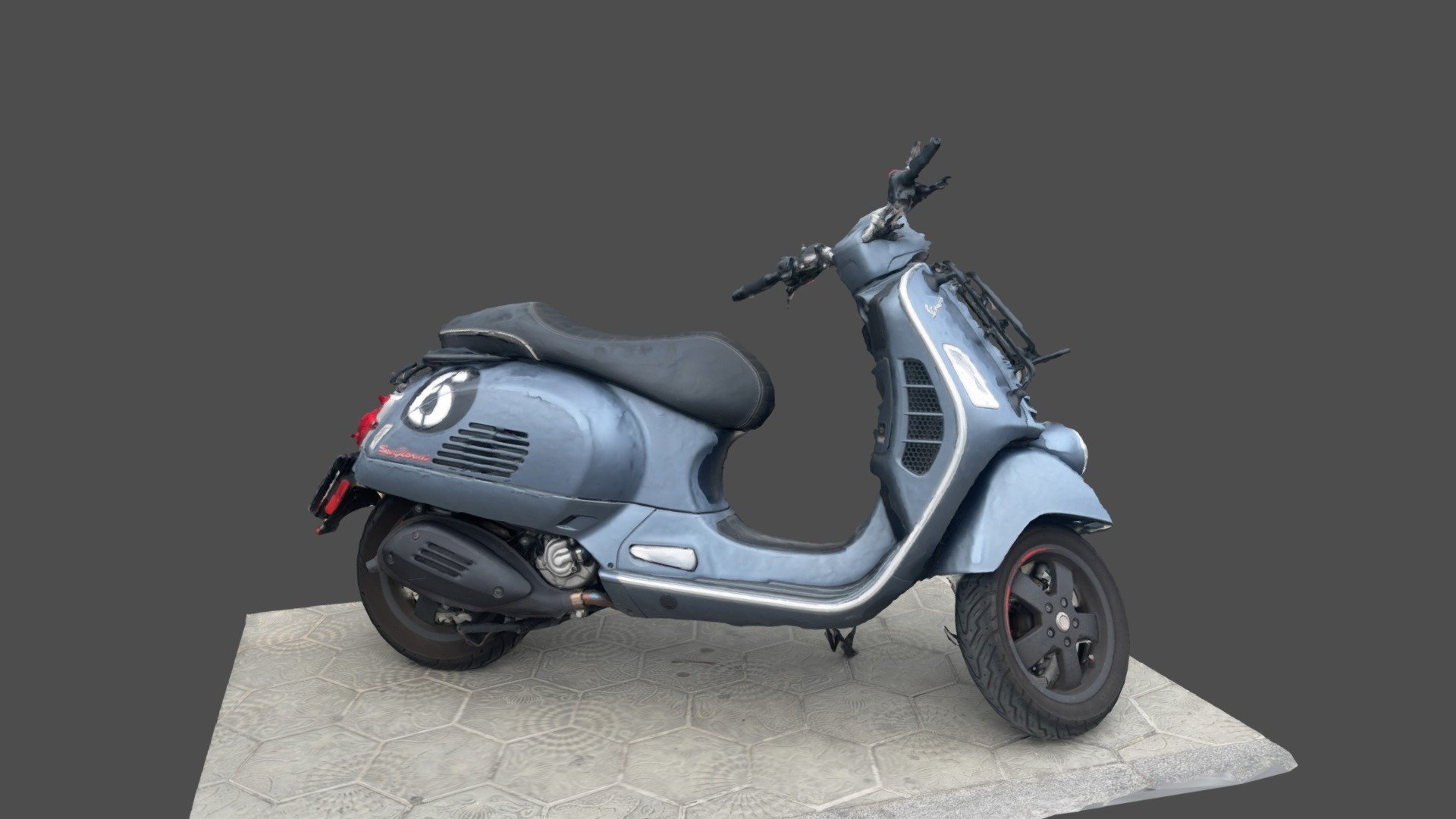 Vespa Sei Giorni (125) - Download Free 3D model by AXL Visual & Design ...