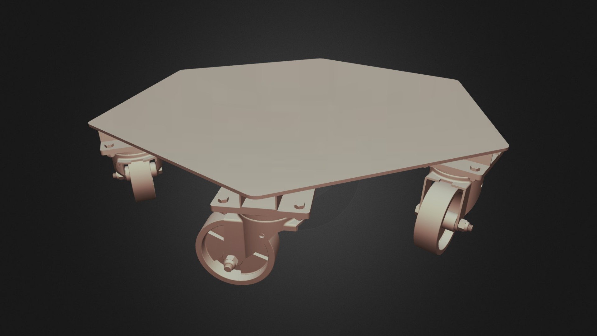 Hex Platform Trolley Base Only - Buy Royalty Free 3D model by MR.AnyCAD ...