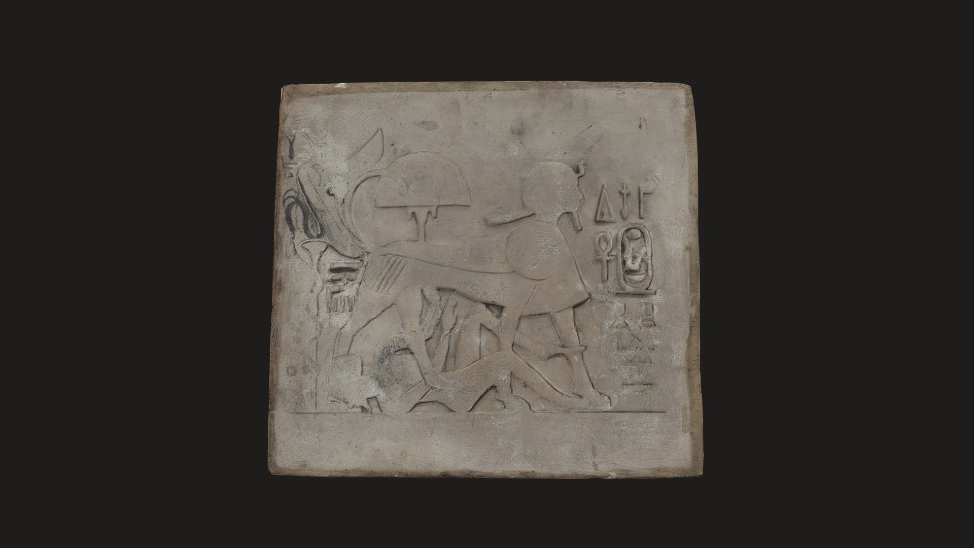 Limestone Tablet from the XVIII Dynasty - 3D model by iuegypt [d12caba ...