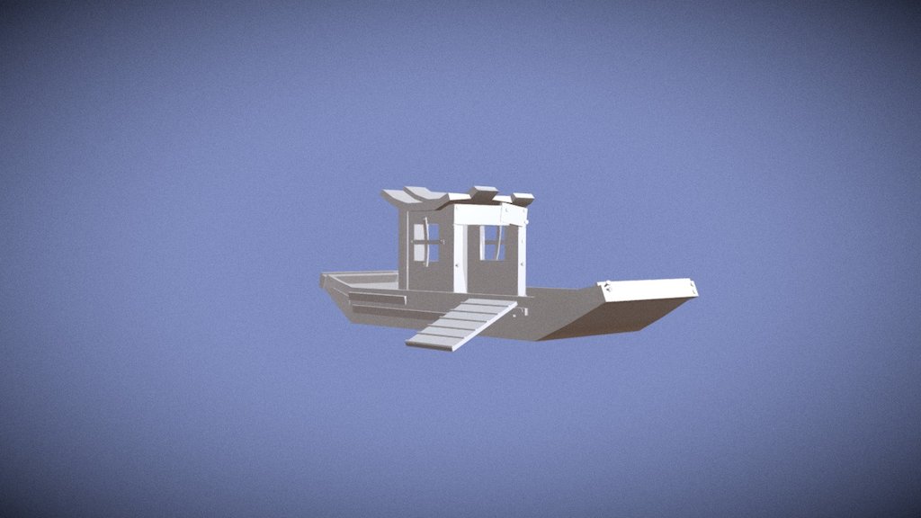 Simple River Boat Test - 3D model by jfranklin95 [d12cb5b] - Sketchfab