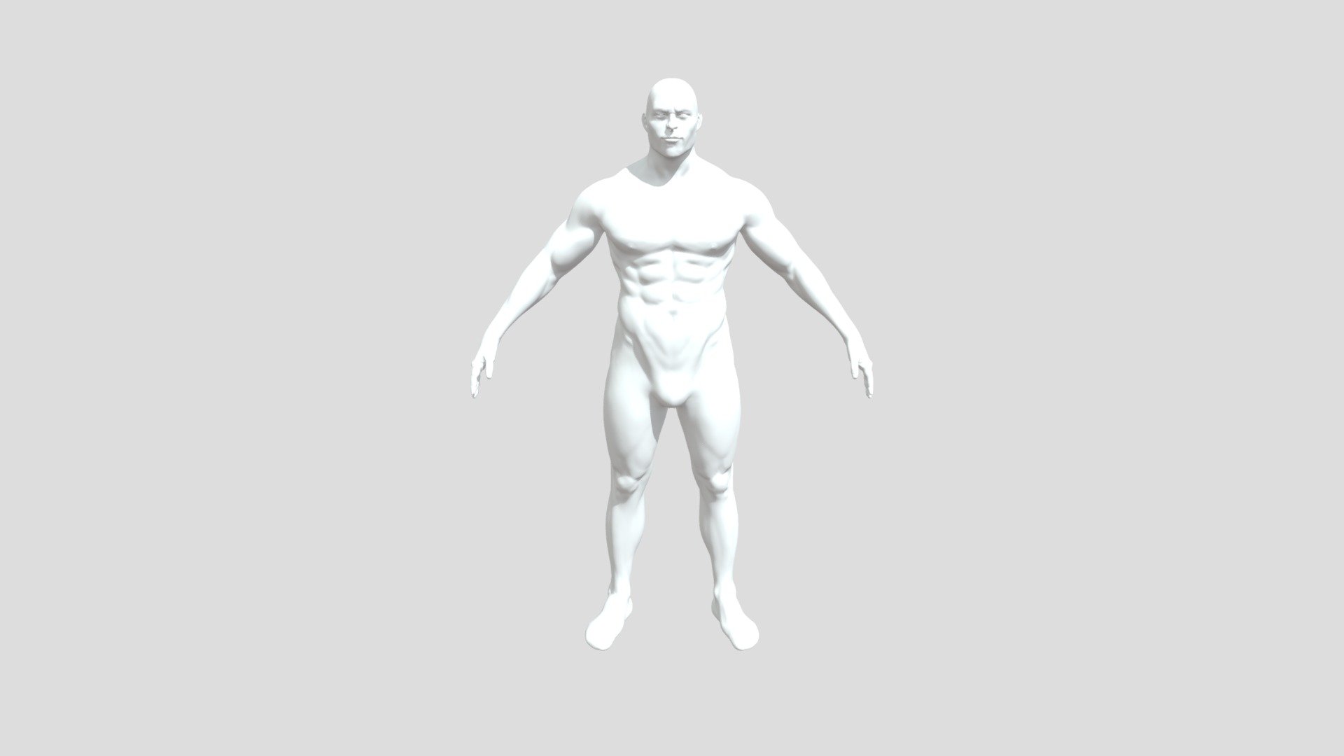 Gladiator Body MESH BASE Decimated - 3D model by James_Seton [d12d822 ...