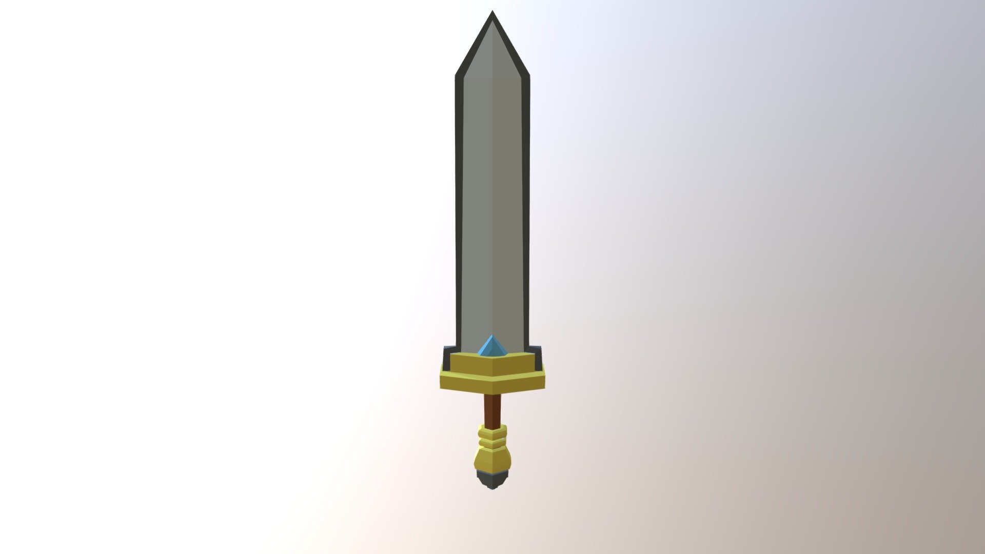 Broadsword - Download Free 3D model by nyanyo.design [d12d9c1] - Sketchfab