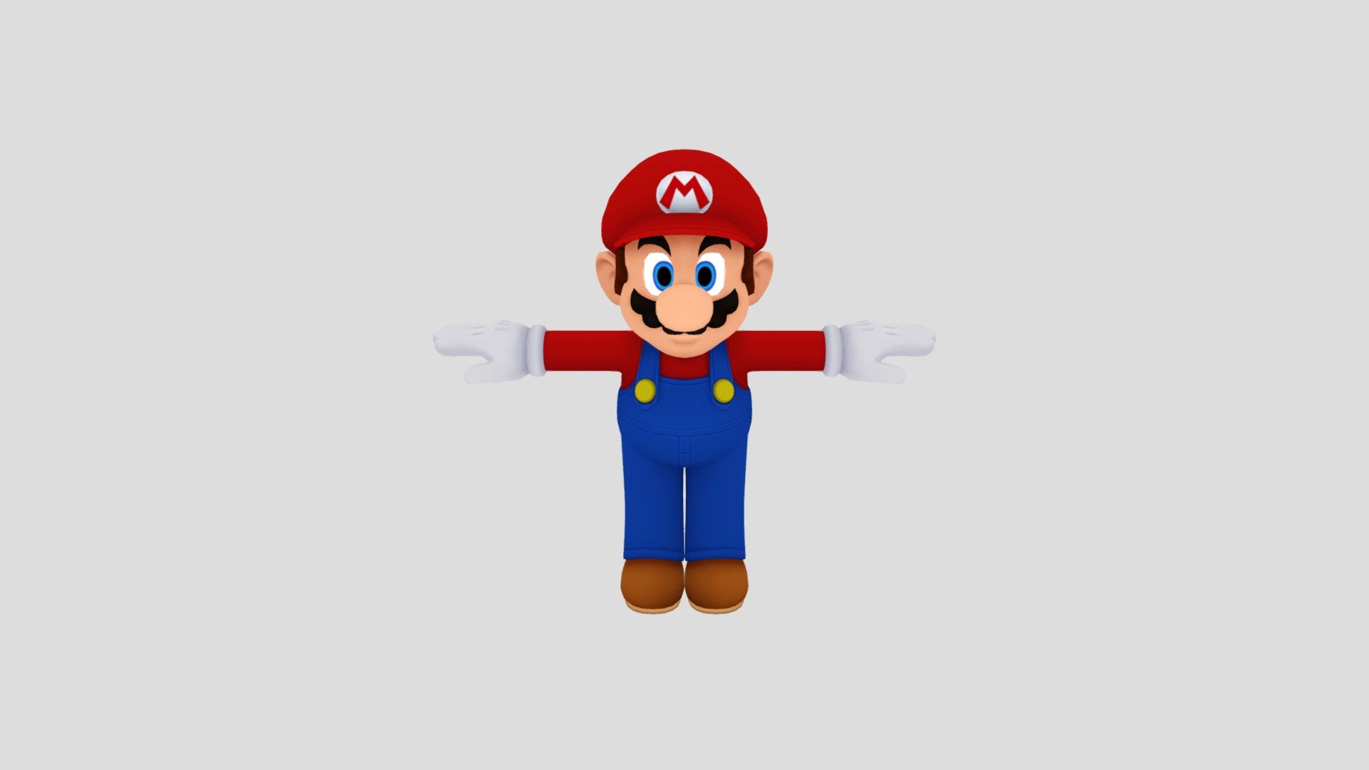 Olympic Games Mario With fixed eyes and eyelids - Download Free 3D ...