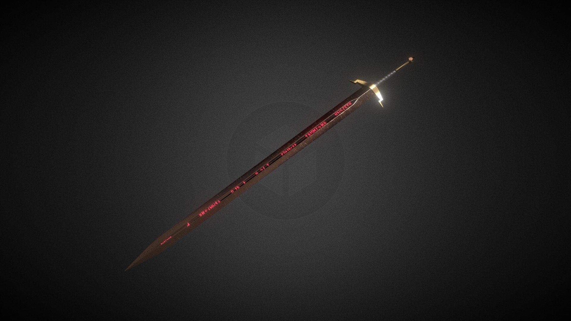 Rune sword - Download Free 3D model by deadpool (@lvlup) [d12e1ab ...