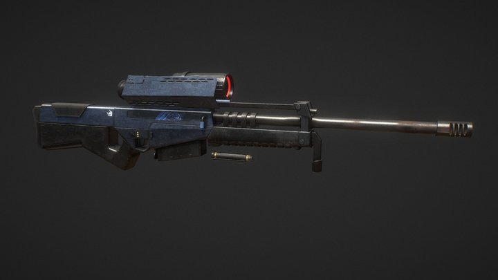 Combine-sniper-rifle 3D models - Sketchfab