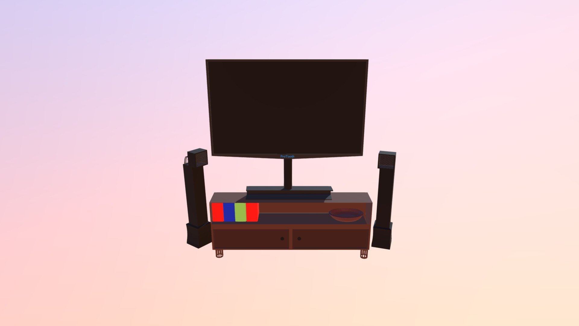 Simple TV - 3D model by Tango9876543 [d12fc5e] - Sketchfab
