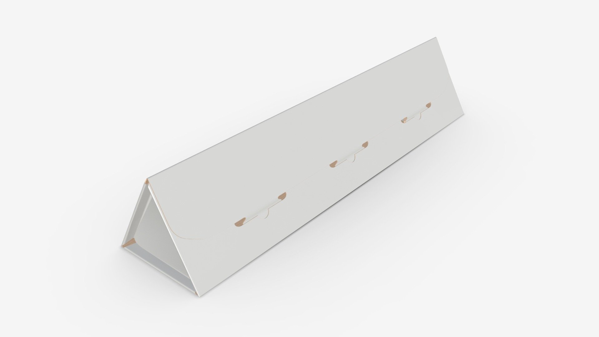 Triangular tube cardboard box - Buy Royalty Free 3D model by HQ3DMOD ...