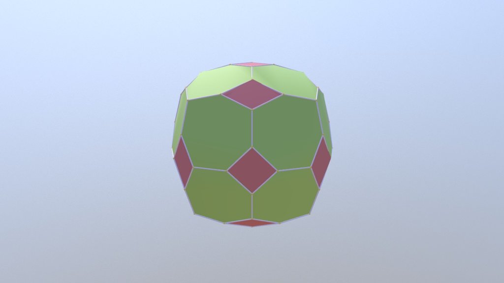 Equilateral Polyhedron with Heptagons, S4 x I - 3D model by marcelteun ...