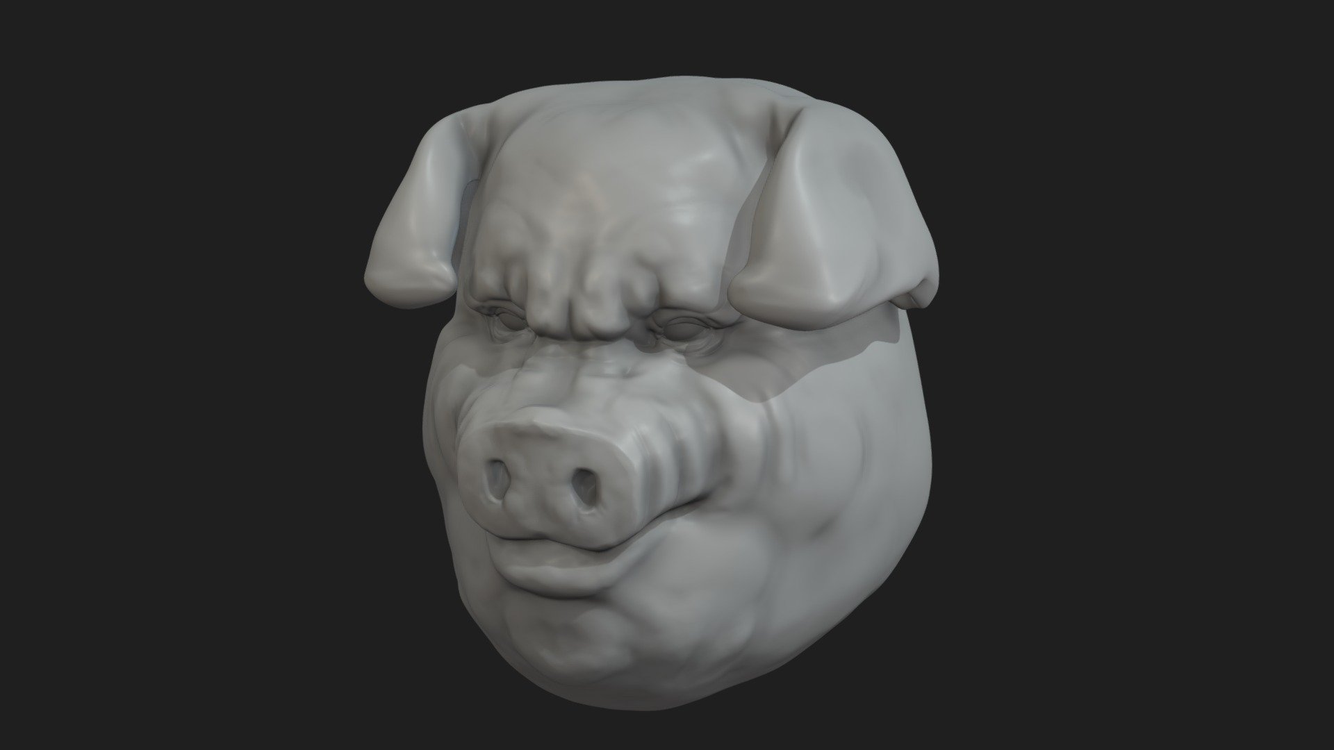 Oinker head Sculpt - Buy Royalty Free 3D model by sketchzombie [d131a57 ...