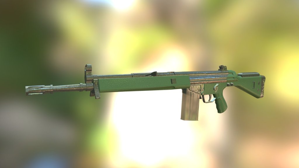 HK G3SG1 - 3D model by KingBobbie [d131a66] - Sketchfab