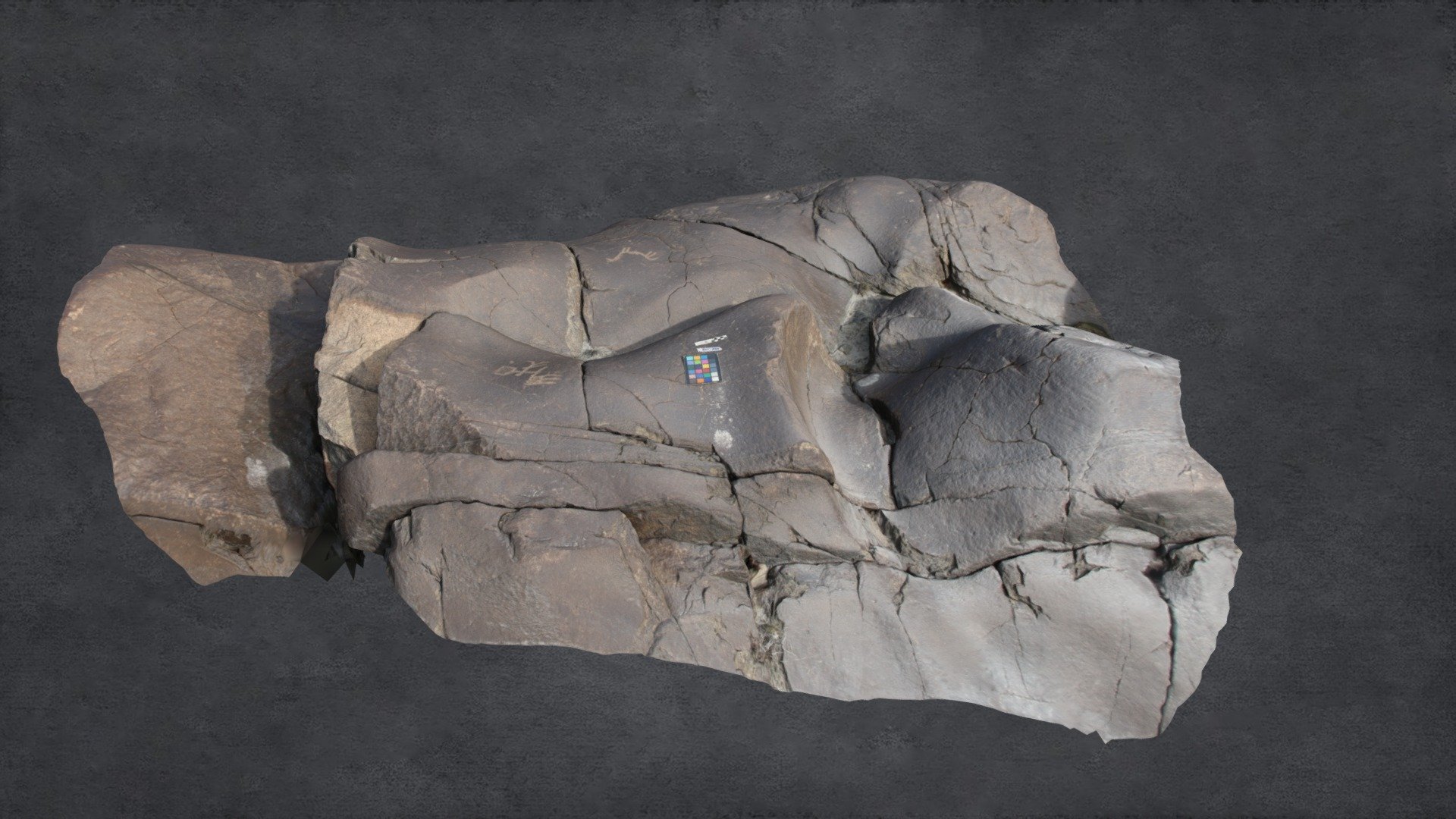 Rock Carving at HodarGah (Rock 109-1) - 3D model by cvlablums [d131db7 ...