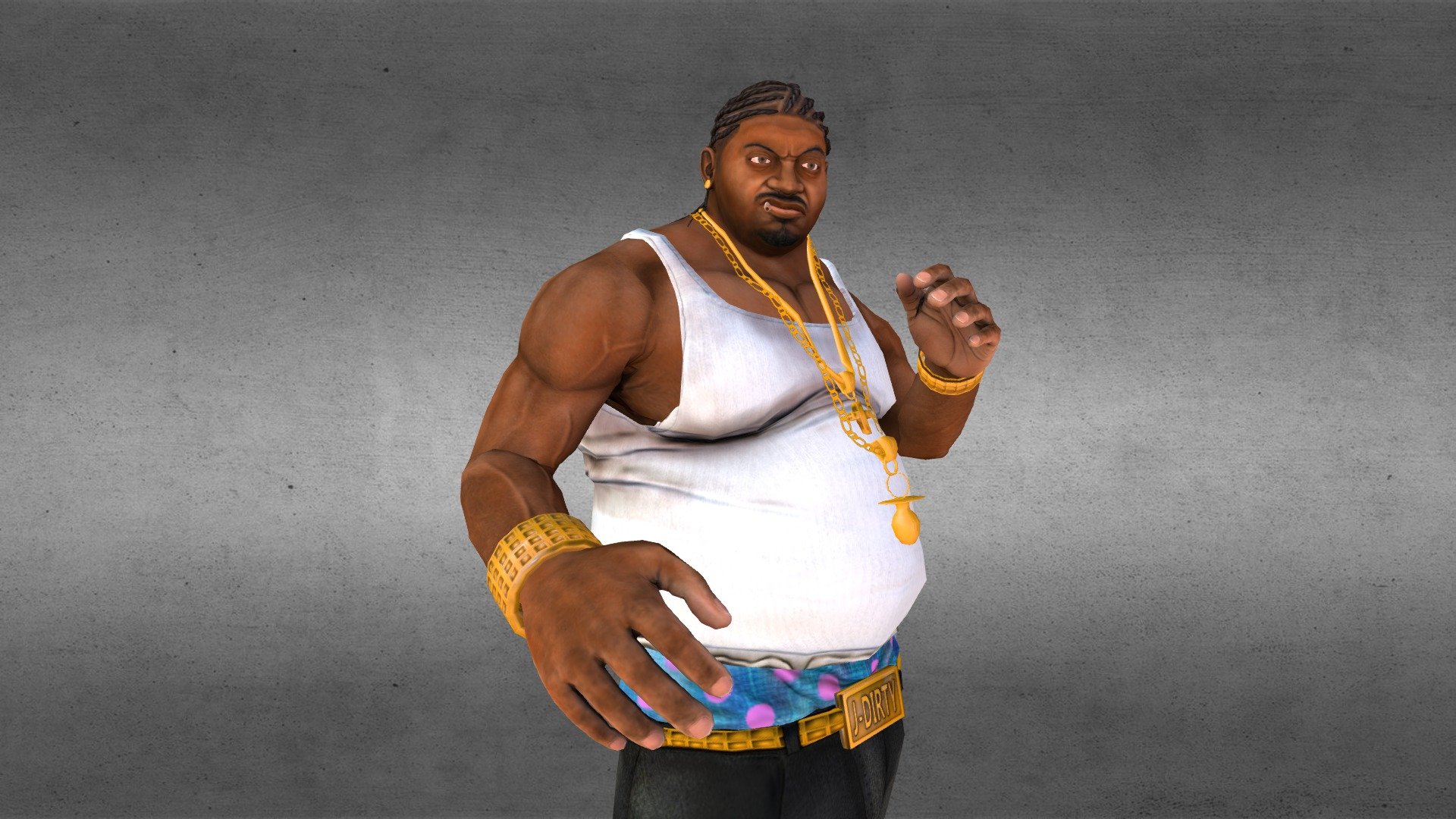 J-Dirty Pose - 3D model by Brad Madison (@brmadison84) [d1333ca ...