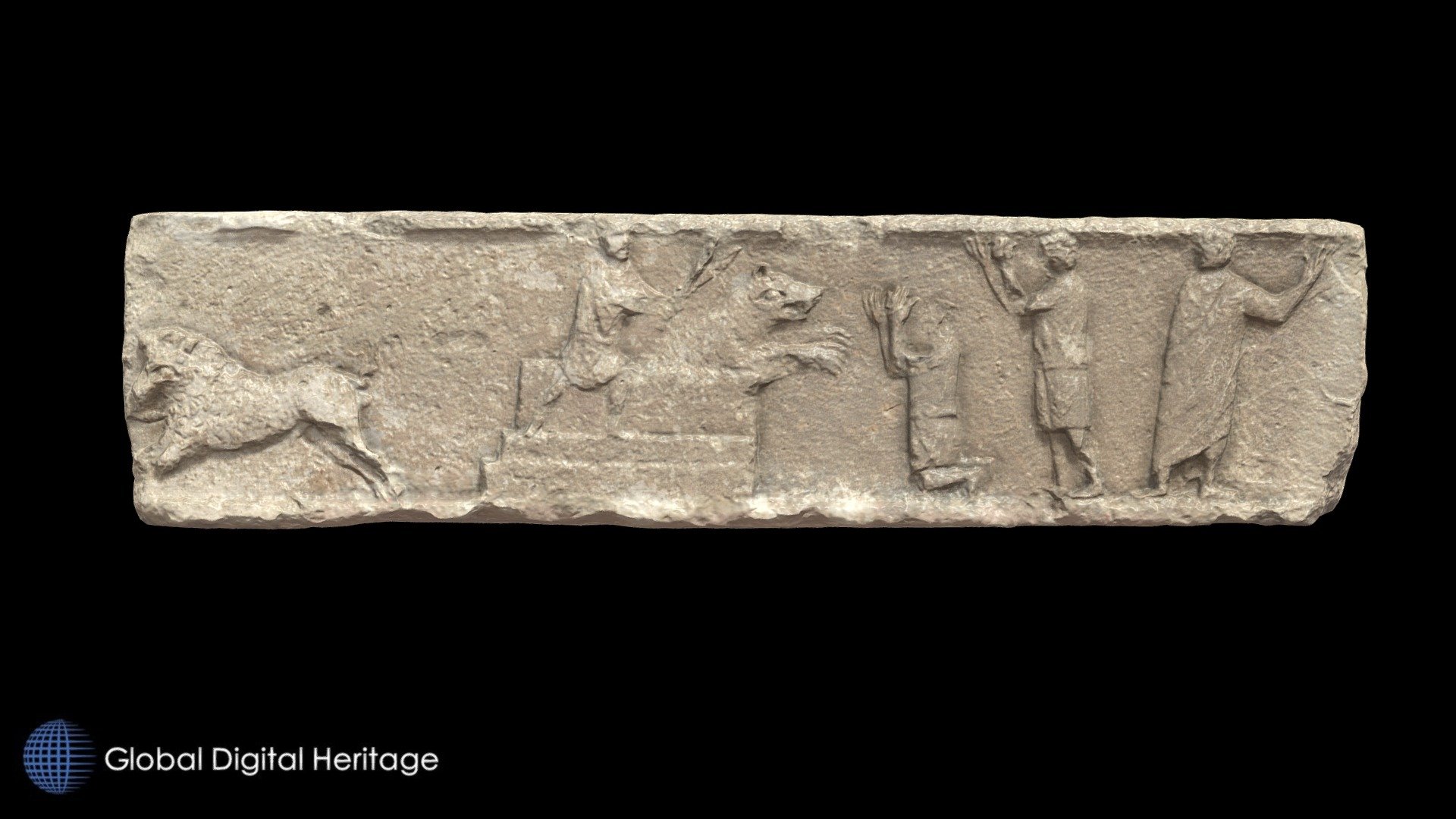 Bas Relief Damnation to the Beasts - Download Free 3D model by Global ...