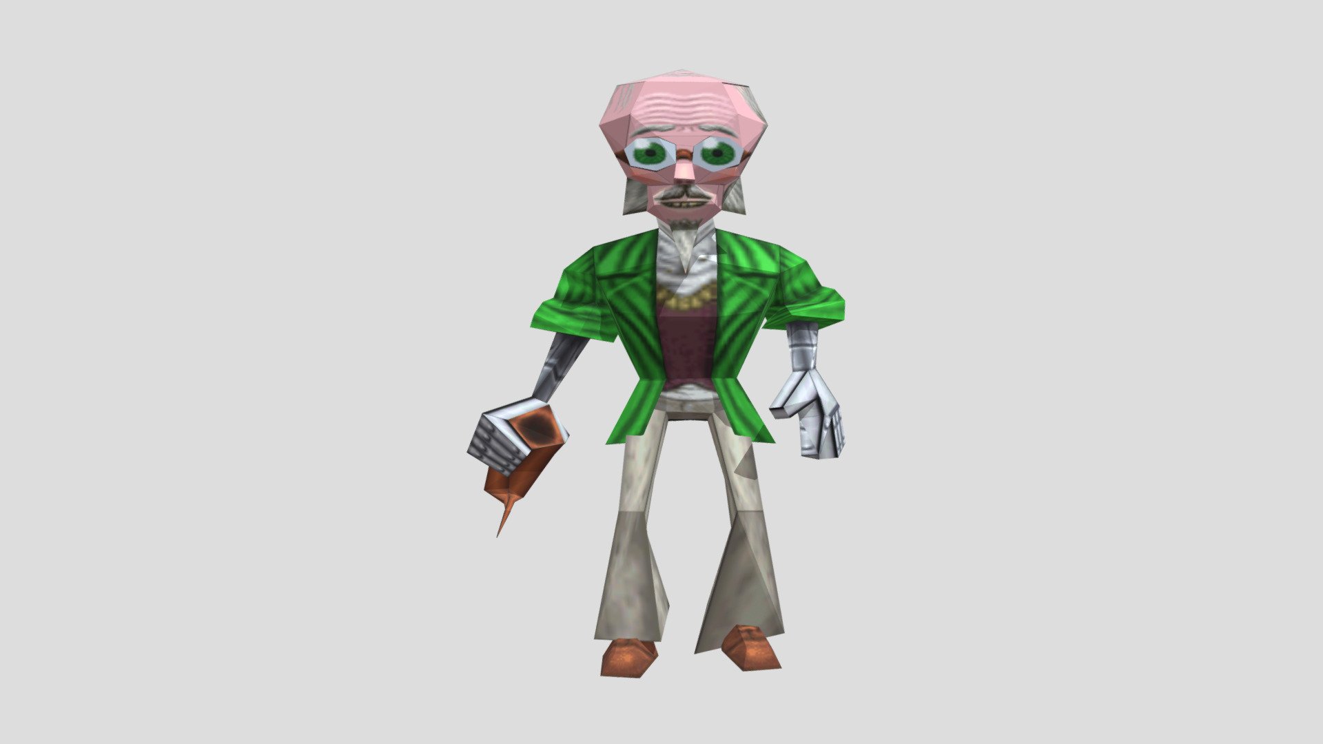 MediEvil 2 Professor Hamilton Kift Ps1 - Download Free 3D model by ...