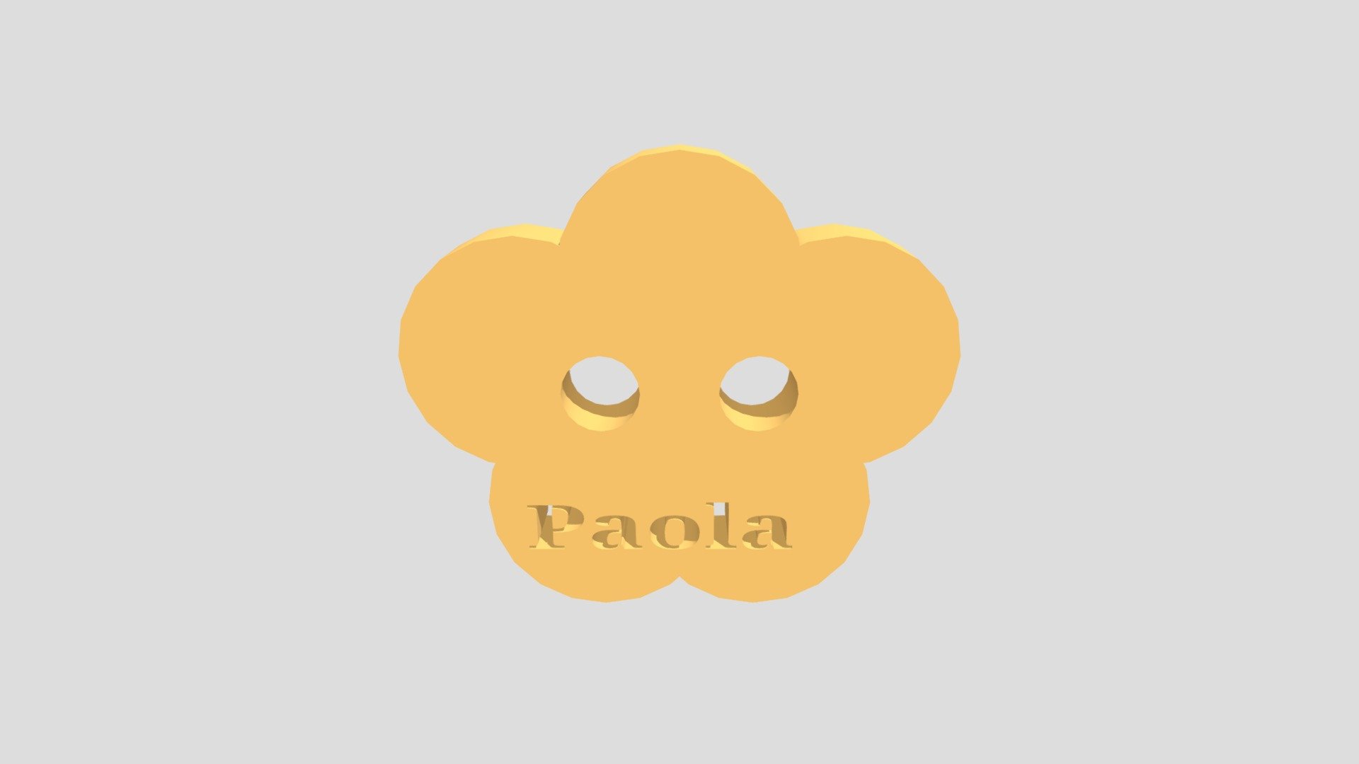 Flower Button - 3D model by 010088761 [d13656e] - Sketchfab