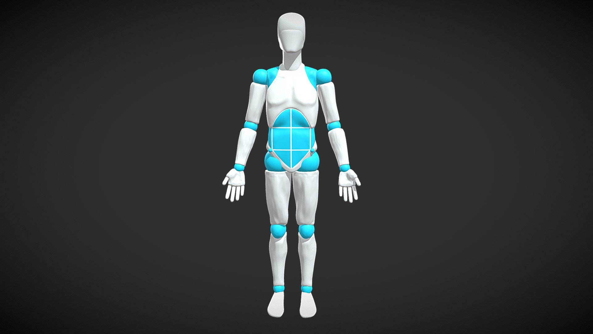 Male Mannequin For Artists - 3D model by chummy-island [d139b69 ...