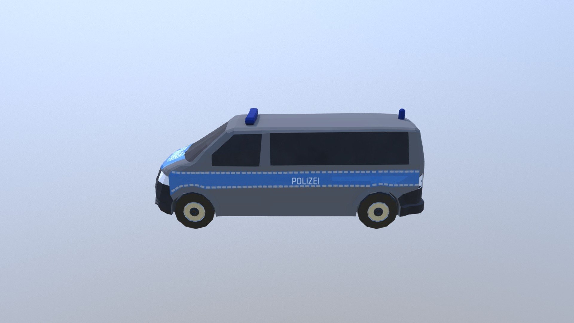 police van - 3D model by marvdgamestudios [d13aa68] - Sketchfab