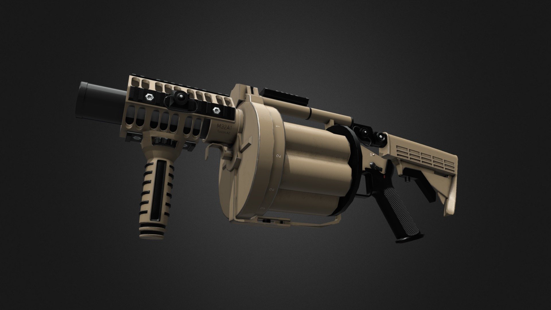 grenade Launcher Game Res - 3D model by MAMartinez3 [d13d6bd] - Sketchfab