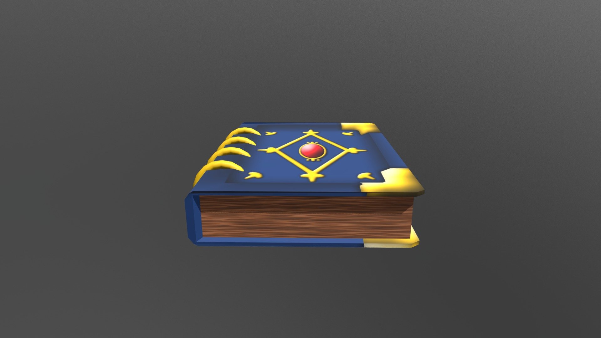 Book Blue - 3D model by darkshotstudios [d13dc34] - Sketchfab
