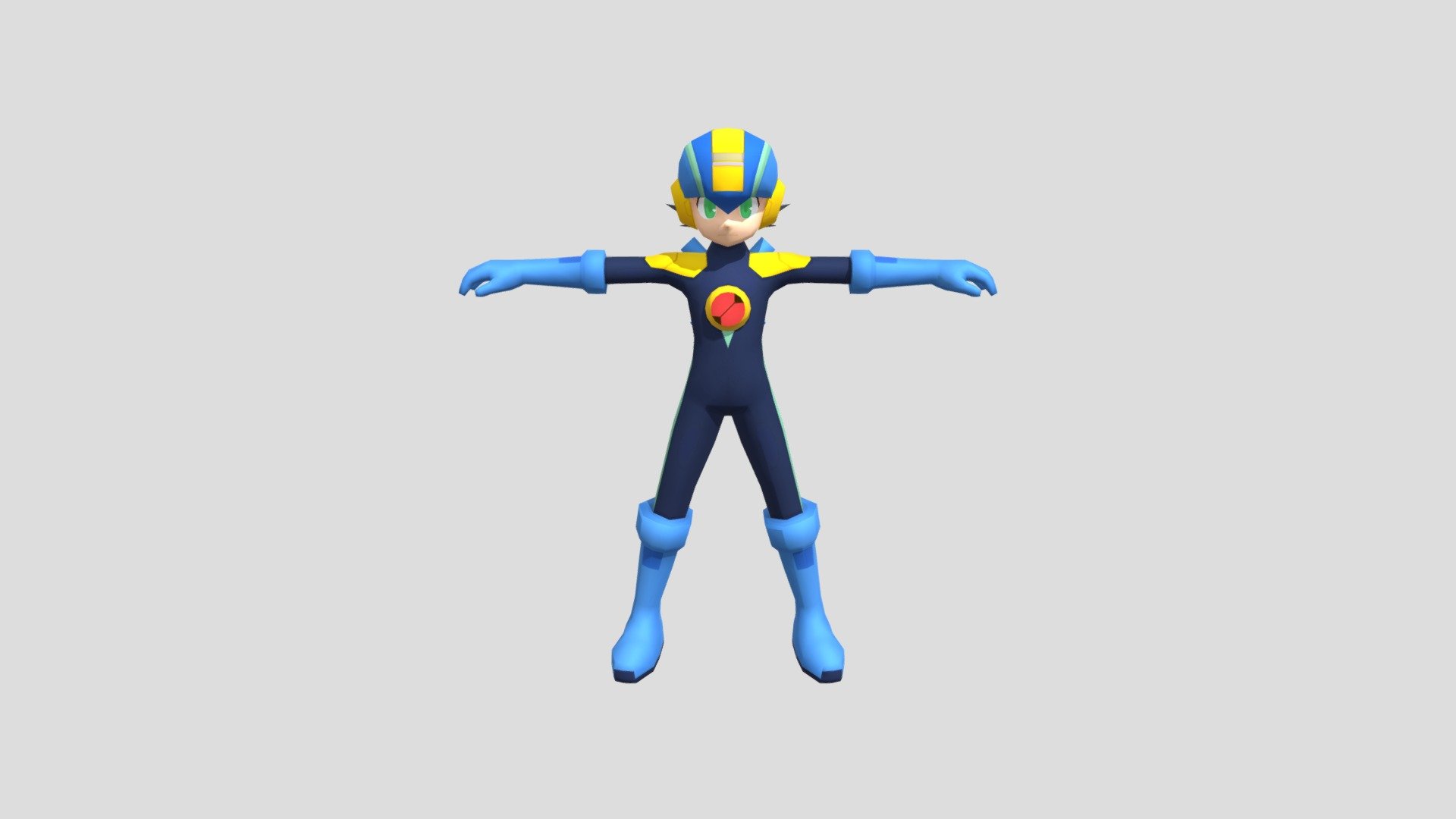 Megaman .exe - Download Free 3D model by Tigerar1 (@allanromanreyes ...