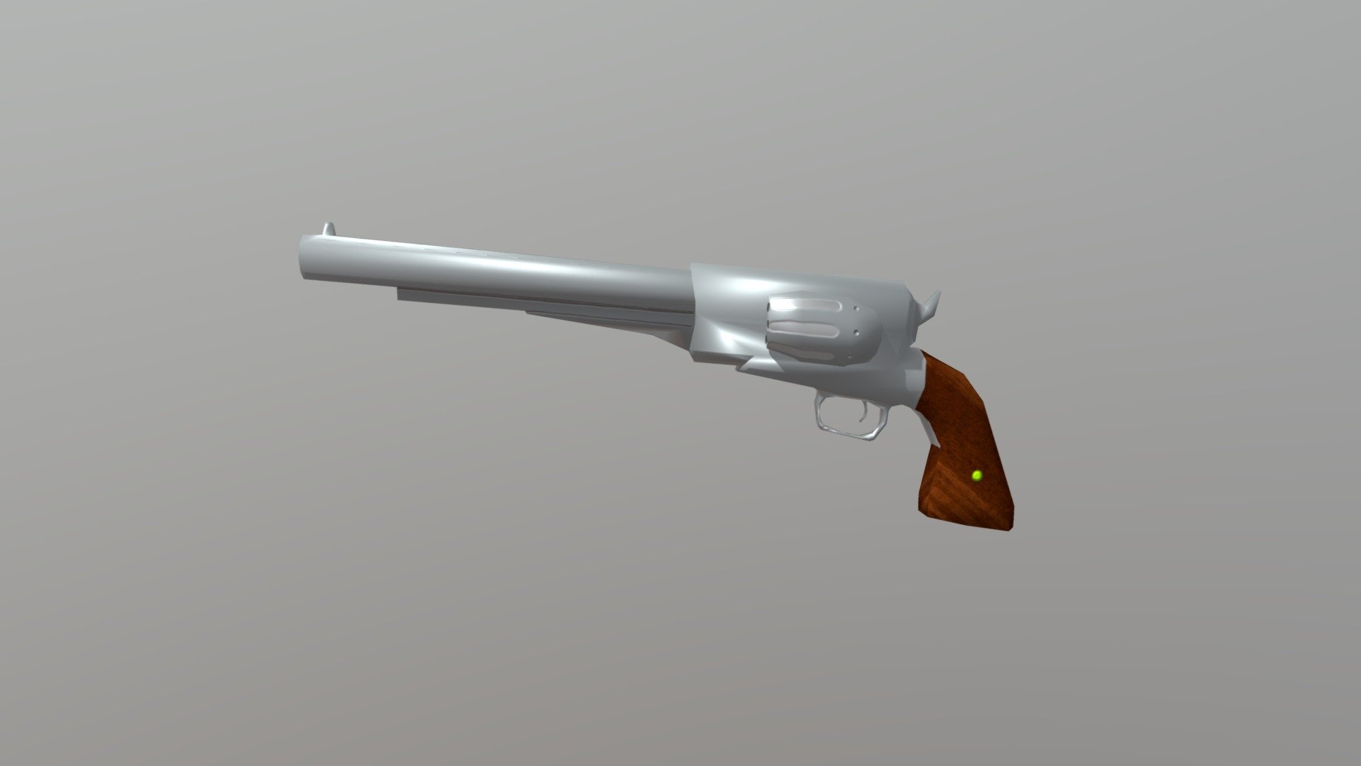 Revolver Lowpoly - 3D model by Miwe [d14624c] - Sketchfab