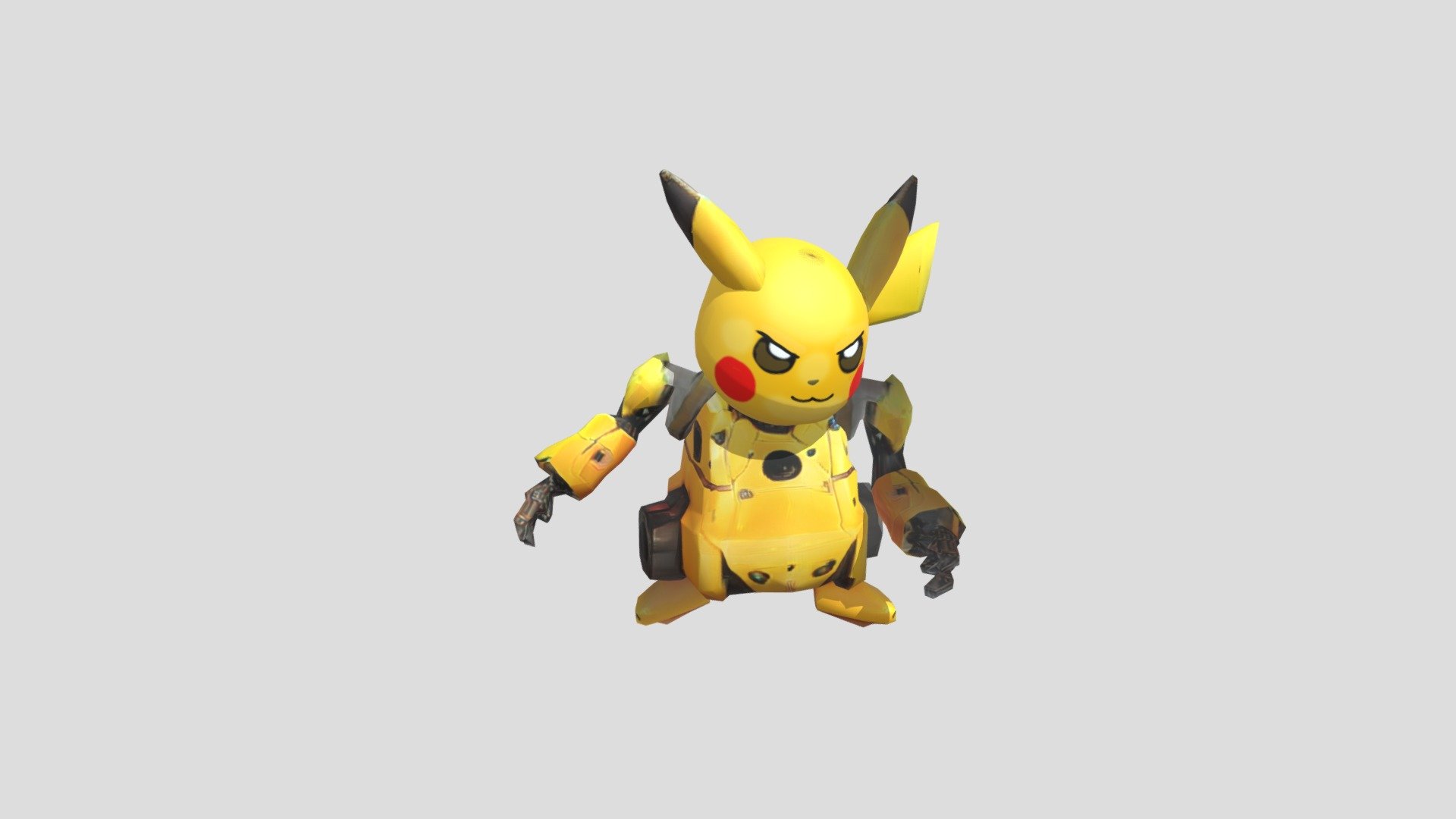 Mechachu - Download Free 3D model by nate33730 [d146f09] - Sketchfab